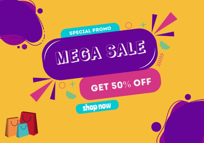 MEGA SALE Template | PosterMyWall