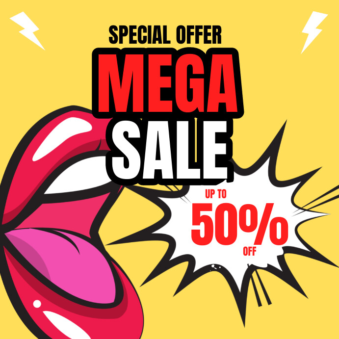 mega sale Template | PosterMyWall