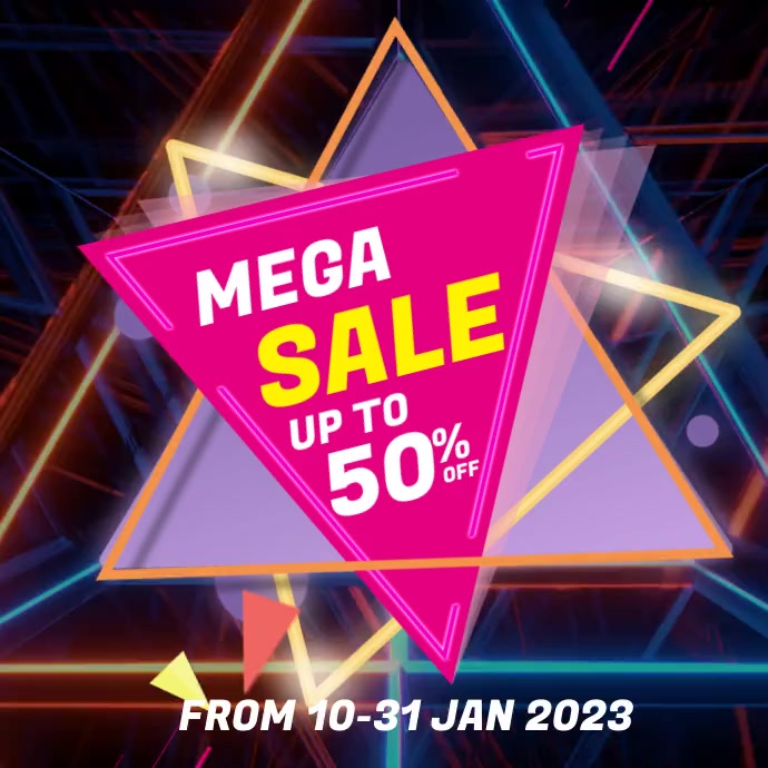 Mega Sale Template | PosterMyWall