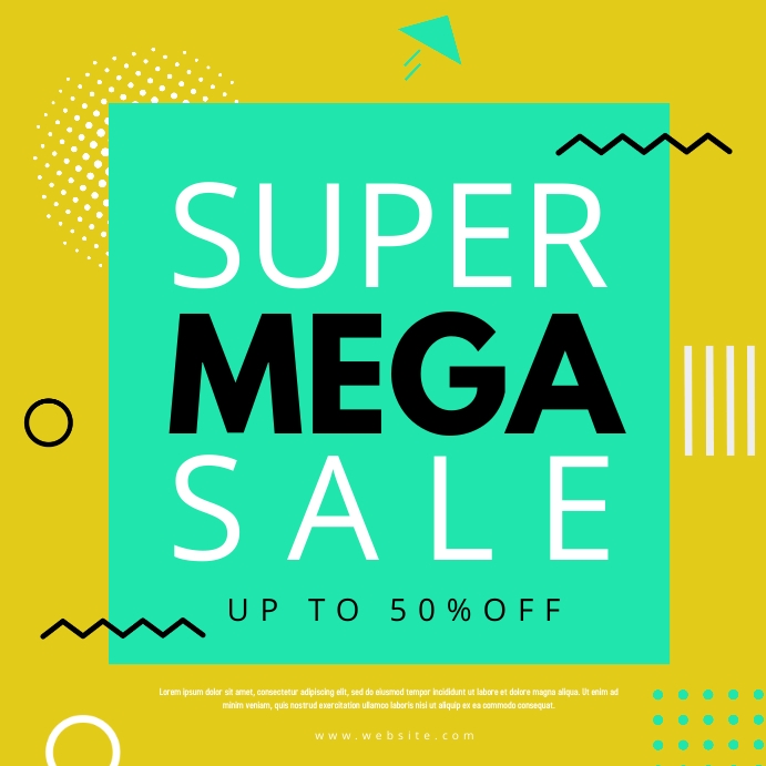mega sale Template | PosterMyWall