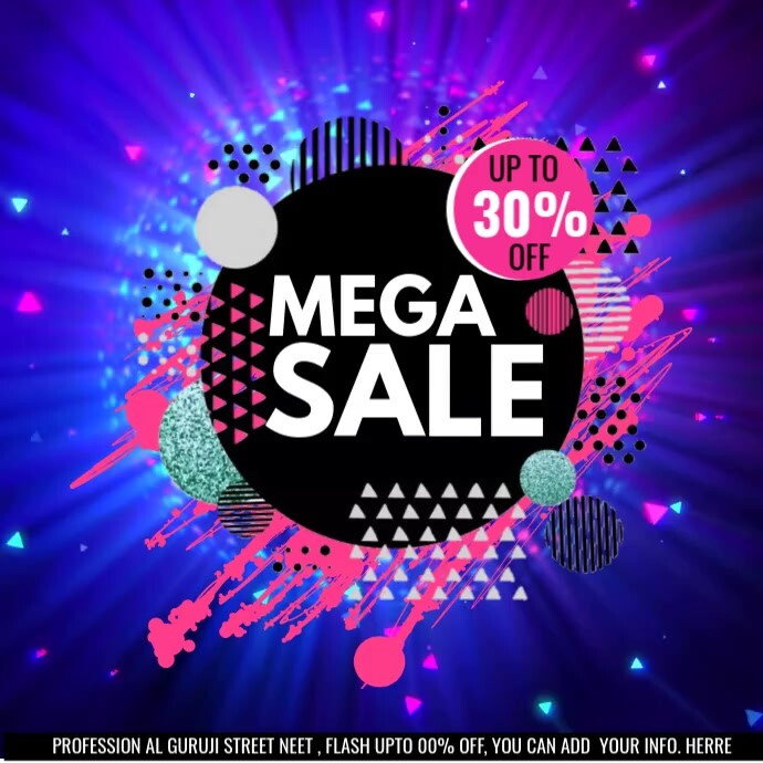 mega sale Template | PosterMyWall
