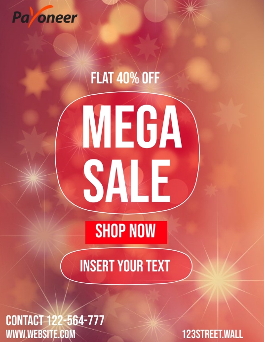 MEGA SALE Template | PosterMyWall