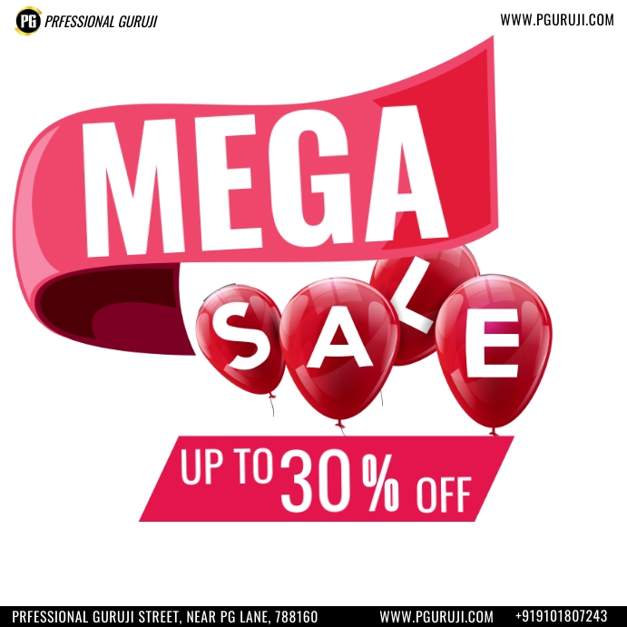 mega sale Template | PosterMyWall