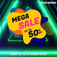 Mega Sale template | PosterMyWall