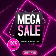 Mega sale Template | PosterMyWall
