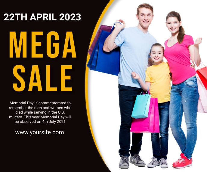 Mega Sale Template | PosterMyWall