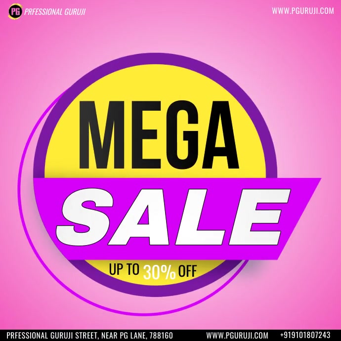 mega sale Template | PosterMyWall
