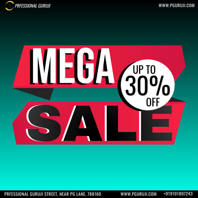 Copy of Mega Sale | PosterMyWall