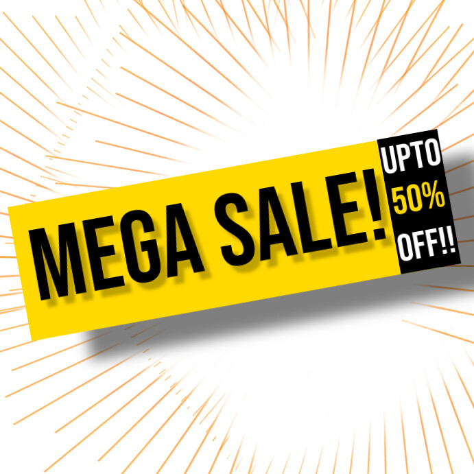 Mega sale Template | PosterMyWall
