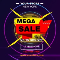 mega sale Video Flyer Template | PosterMyWall