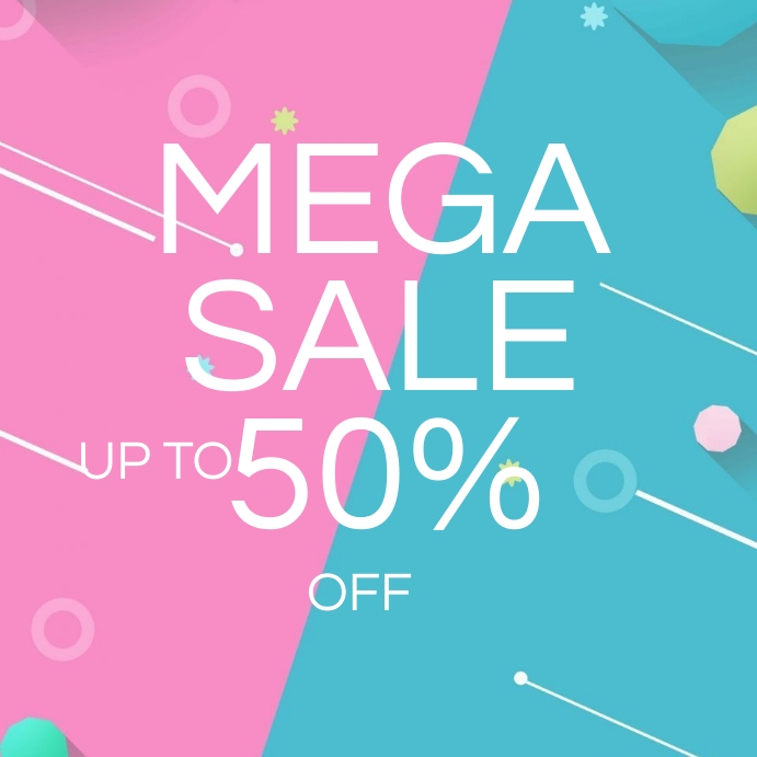 MEGA SALE Template | PosterMyWall