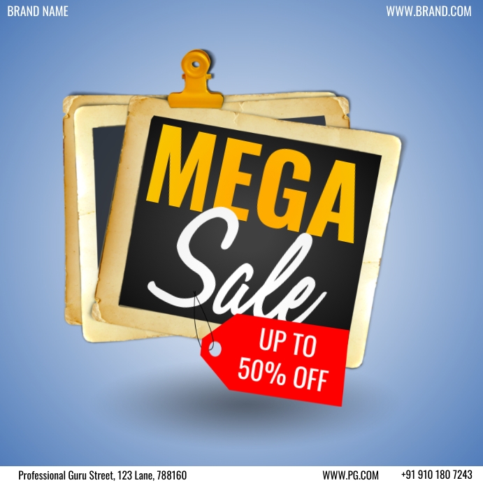 Mega sale Template | PosterMyWall