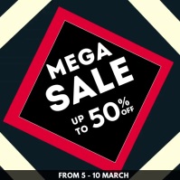 Mega sale Template | PosterMyWall