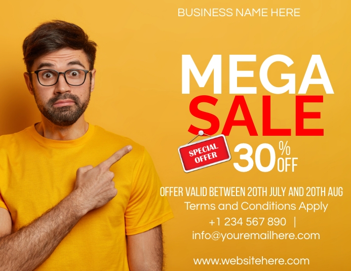 mega sale Template | PosterMyWall