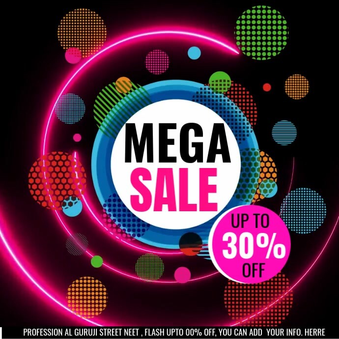 Copy of mega sale | PosterMyWall