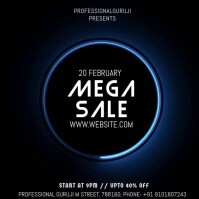 Mega Sale Template | PosterMyWall