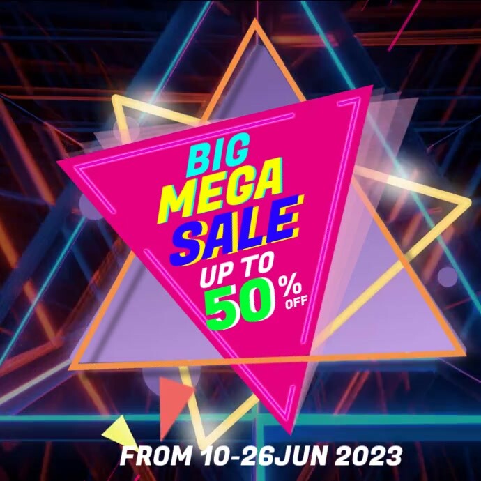 Plantilla de mega sale | PosterMyWall