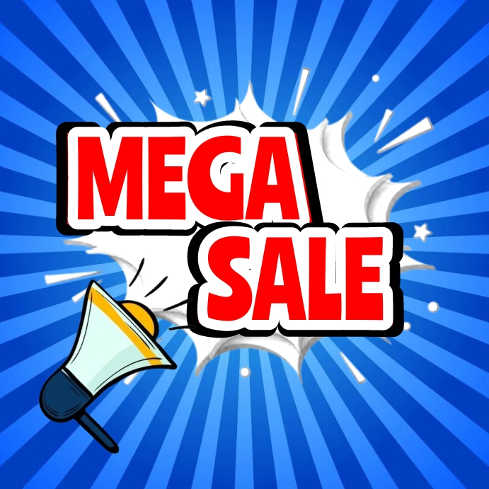 MEGA SALE Template | PosterMyWall