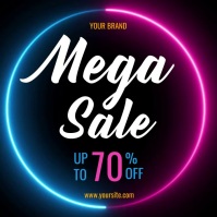 MEGA SALE Template | PosterMyWall
