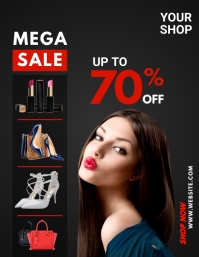 Mega Sale Template | PosterMyWall