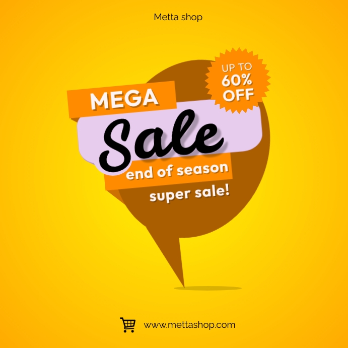 Mega sale flyer Template | PosterMyWall