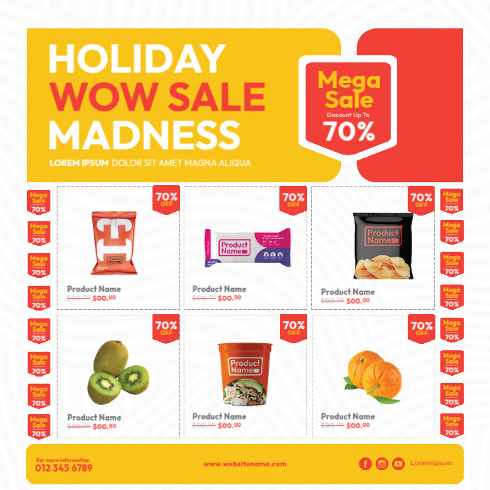 Mega Sale Flyer Template | PosterMyWall