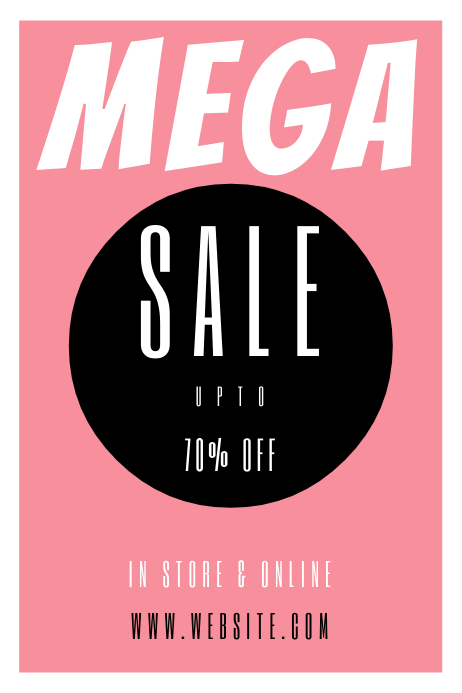 MEGA SALE FLYER TEMPLATE | PosterMyWall