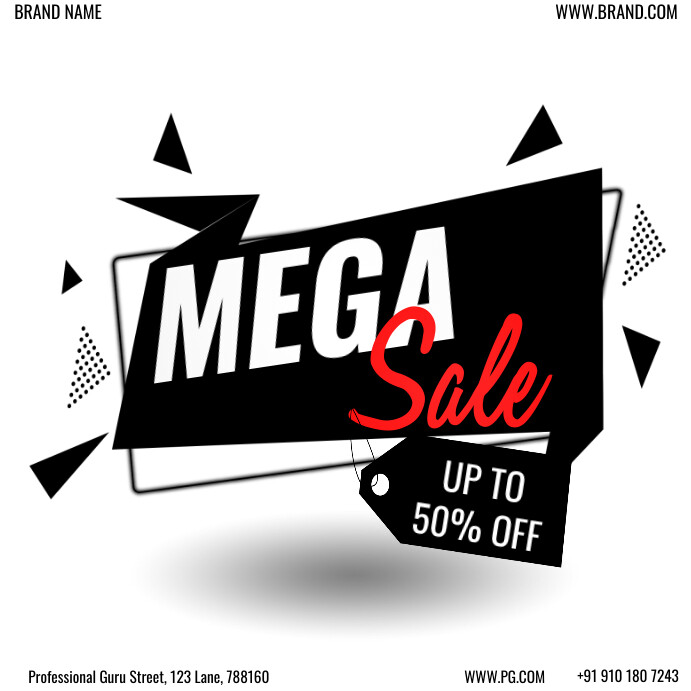 mega sale flyer templates | PosterMyWall