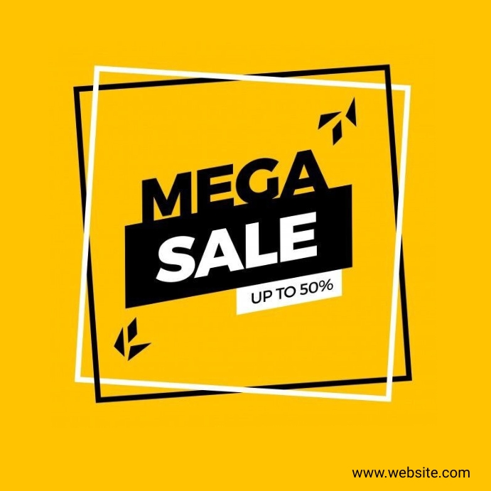 Mega sale poster Template | PosterMyWall