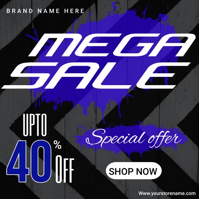 Modèle Mega sale poster | PosterMyWall