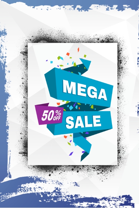MEGA SALE POSTER Template | PosterMyWall