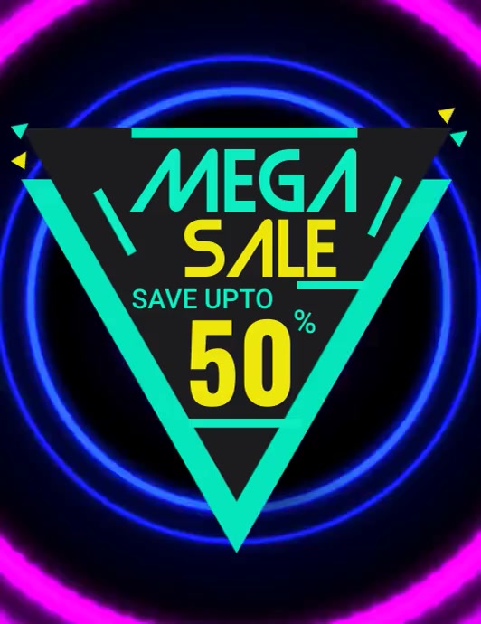 mega sale poster Template | PosterMyWall