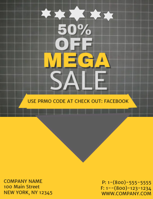 Mega Sale Template | PosterMyWall