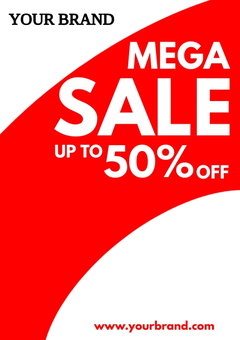 Mega Sale template | PosterMyWall