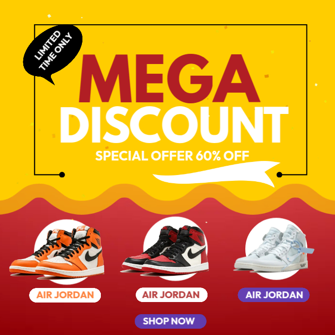 Mega Sale Template | PosterMyWall