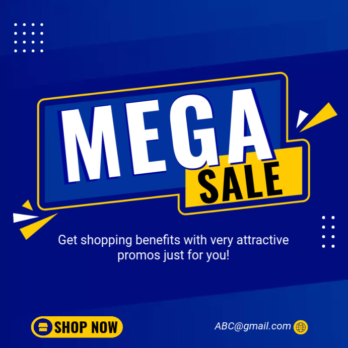 Mega sale Template | PosterMyWall