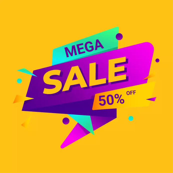 mega sale template | PosterMyWall