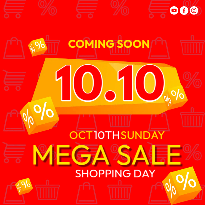 Mega Sale Template | PosterMyWall