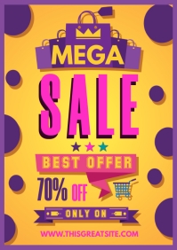 Mega sale ad Template | PosterMyWall