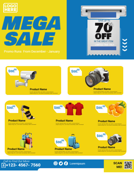Copy of Mega Sale Tool Flyer | PosterMyWall