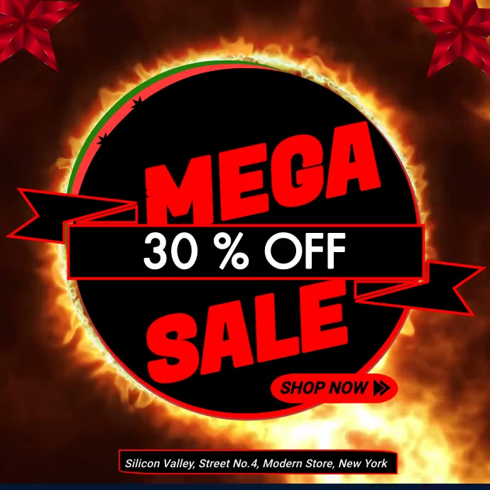 Copia de mega sale Video Flyer Template | PosterMyWall