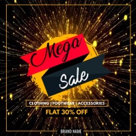 mega sale Video Flyer Template | PosterMyWall