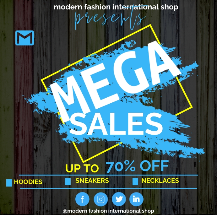 MEGA SALES TEMPLATE | PosterMyWall