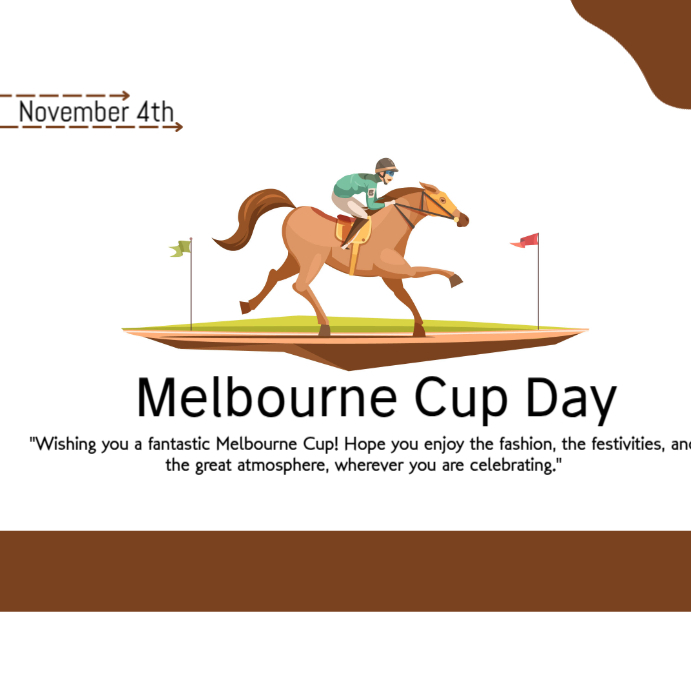 Plantilla de melbourne cup day | PosterMyWall
