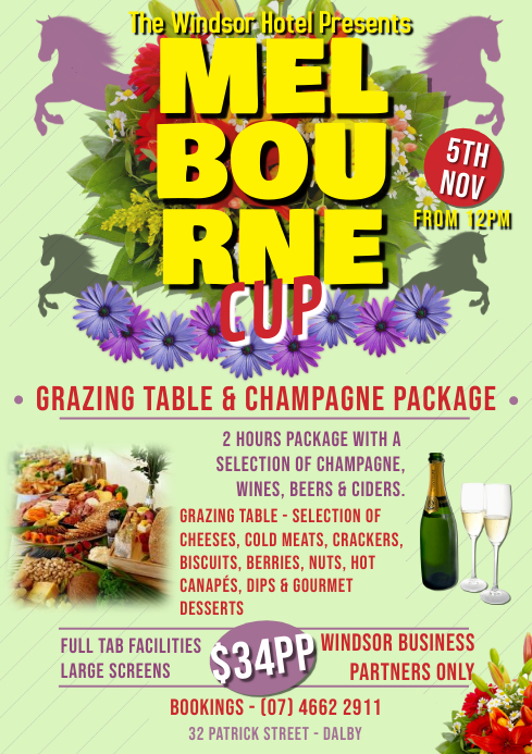 Melbourne Cup Template | PosterMyWall