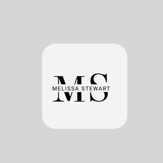 Modèle melissa sterwart logo | PosterMyWall