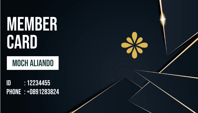 Member Card Template | PosterMyWall