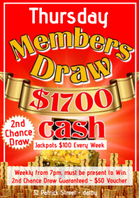 454+ Free Templates for 'Members draw' | PosterMyWall