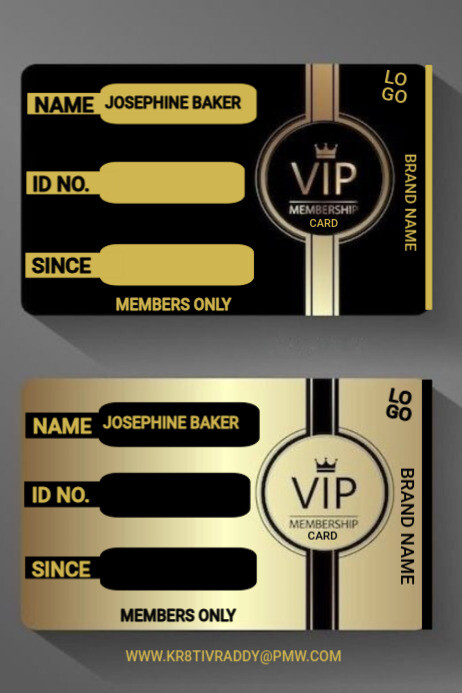 Copy of Membership Card Poster | PosterMyWall