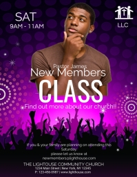 Membership Classes Church Flyer Template | PosterMyWall